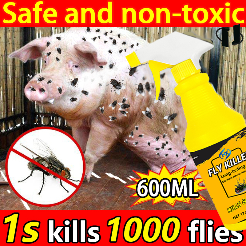 【1S Kill Flies】Fly Killer 500ml Effective Fly Bait Fly Repellent ...