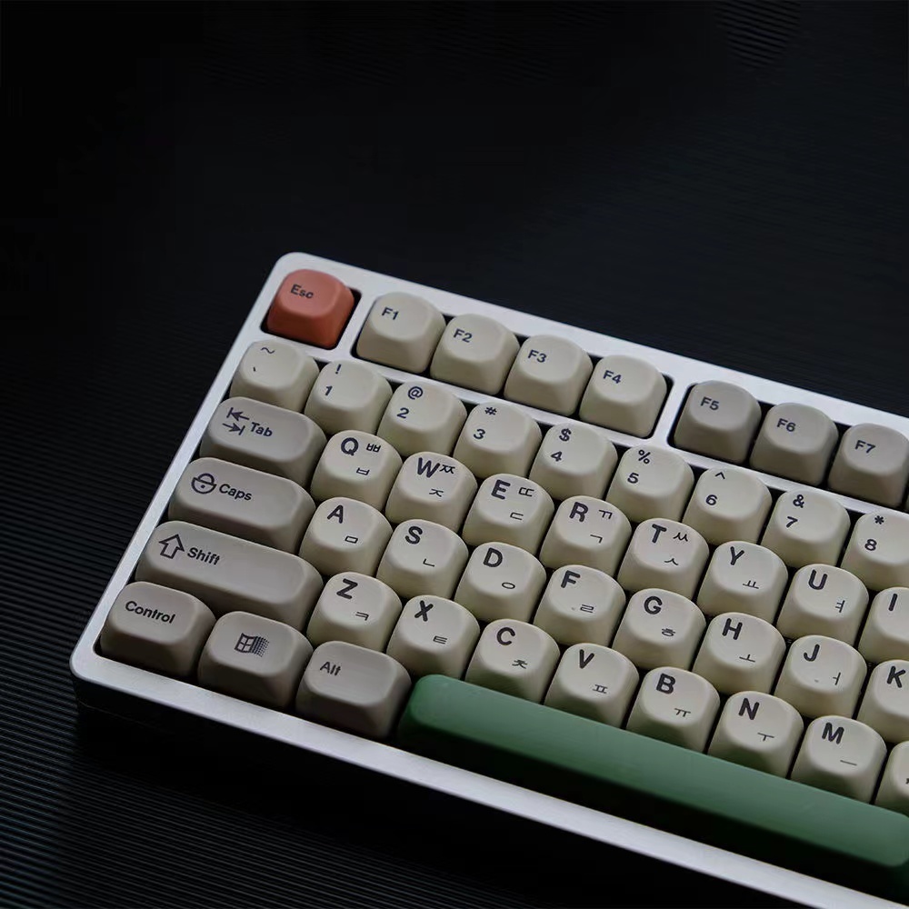 9009 Keycaps XOA MOA Profile Keycap Korean English PBT Dye Sublimation ...