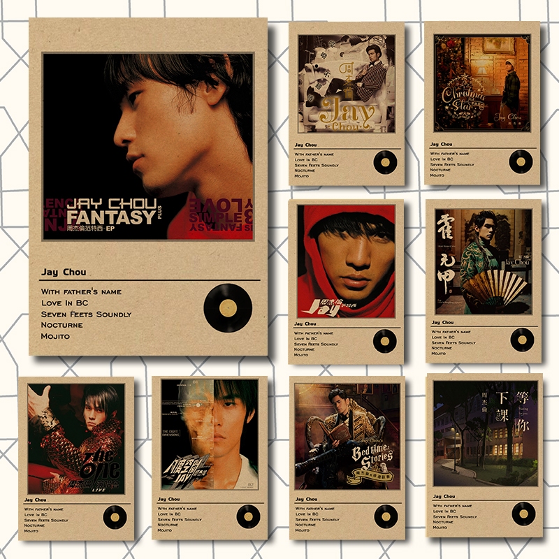 Music Hot Album Star Jay Chou Poster Rock Poster Hip Hop Posters For ...