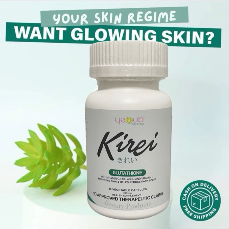 Kirei Glutathione whitening capsules yeoubi | Shopee Philippines