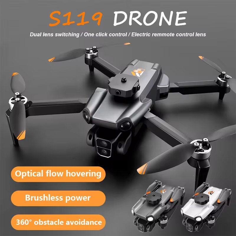 S119 drone 8K dual camera intelligent obstacle avoidance brushless motor high-definition aerial ...