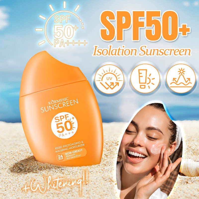 Original Face/Body Sunscreen Whitening Moisture Repair SPF50+ powerful ...