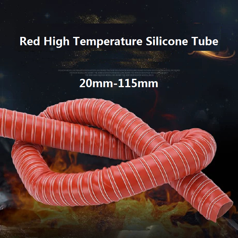 High Temperature Duct Red Silicone Tube 260 ℃ Vulcanized Hot Air Duct ...