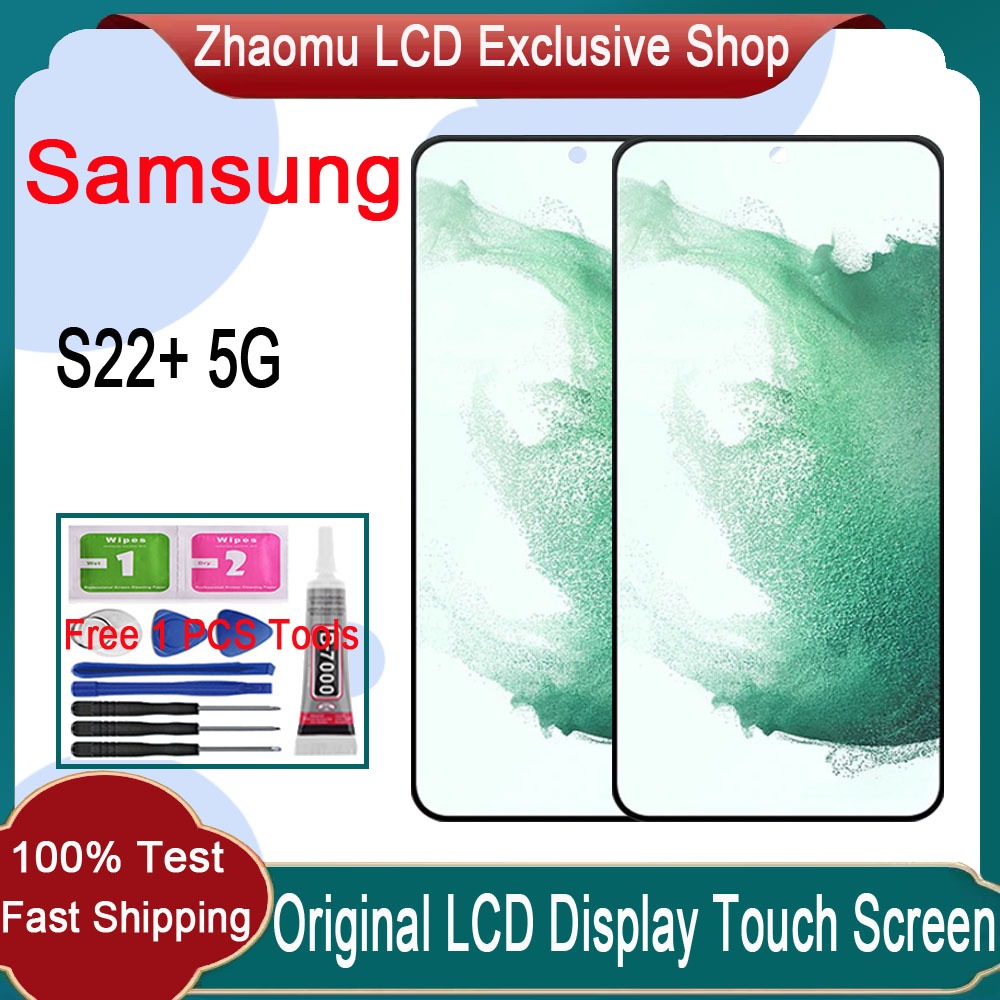 For Samsung Galaxy S22 Plus 5G LCD Display Touch Screen With Frame ...