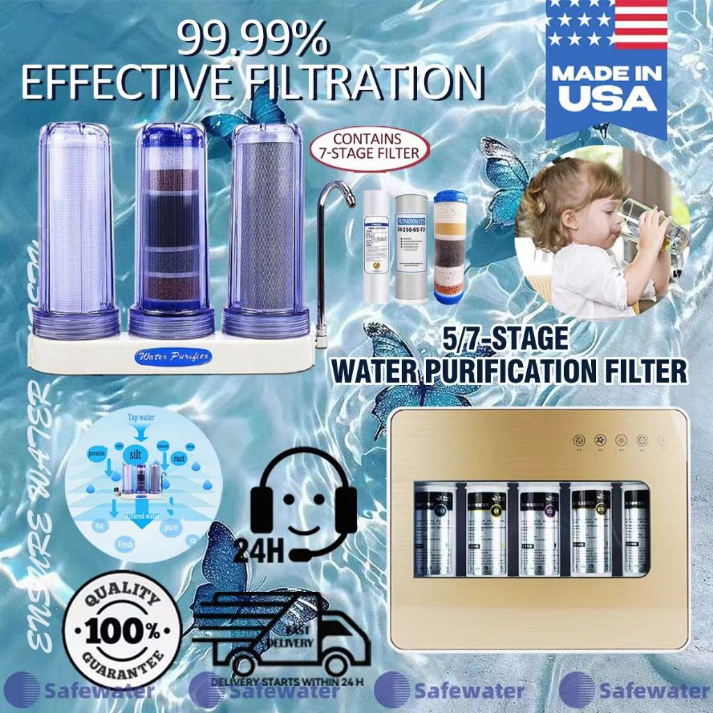 High Quality 5/7 Stages Water Filter Water Purifier Complete Set ...