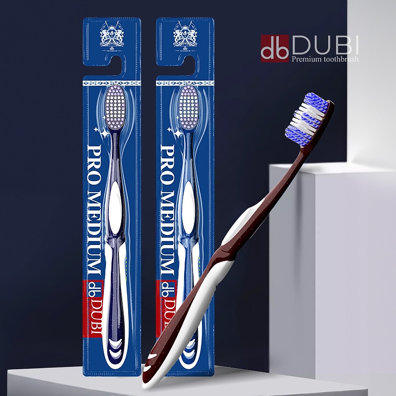 British brand men's hard-bristled toothbrush Adult household smoke and ...