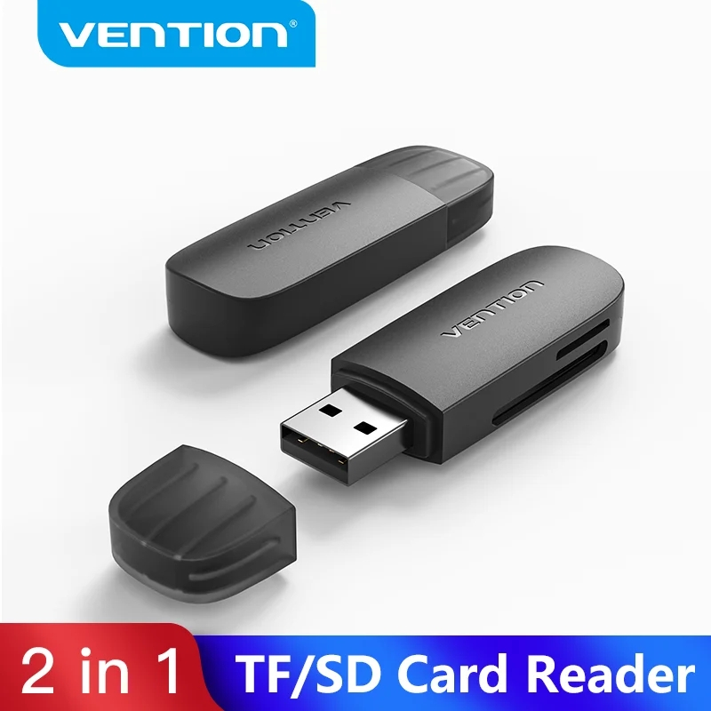 Vention Card Reader for PC Memory Card USB 3.0 2.0 to Micro SD TF ...
