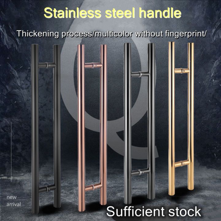 Heavy Duty Stainless Steel Round, Square Matte Black Sliding Door ...