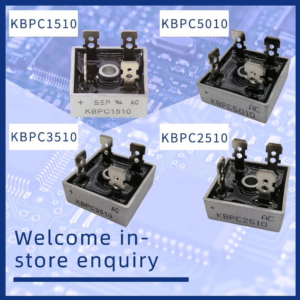1-5PCS KBPC1510 KBPC2510 KBPC3510 KBPC5010 15A 25A 35A 50A 1000V Bridge ...