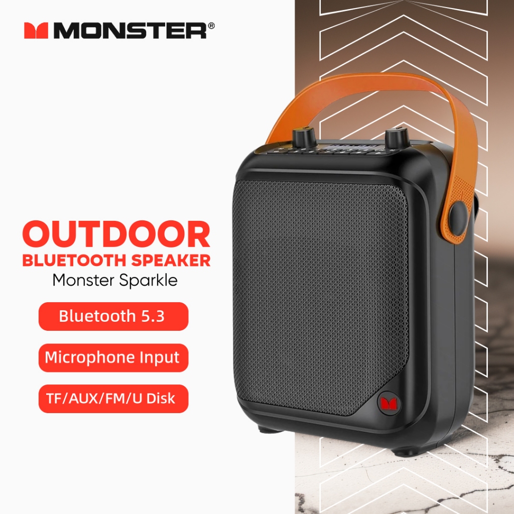 Monster Bluetooth Speakers M1 Portable Wireless Subwoofer 360 Stereo ...