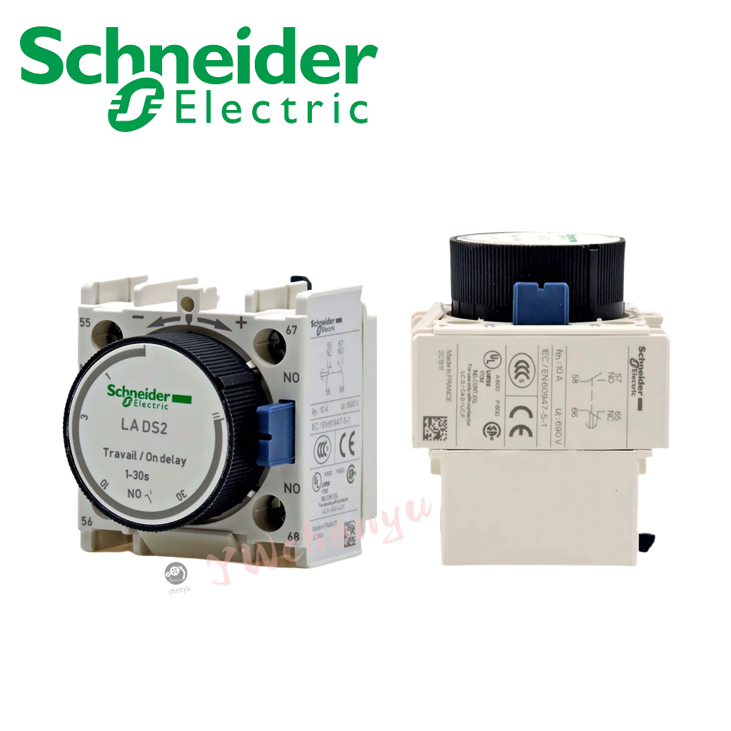 Schneider Delay Auxiliary Contact LADT0 LADT2 LADT4 On/Off Delay Head ...