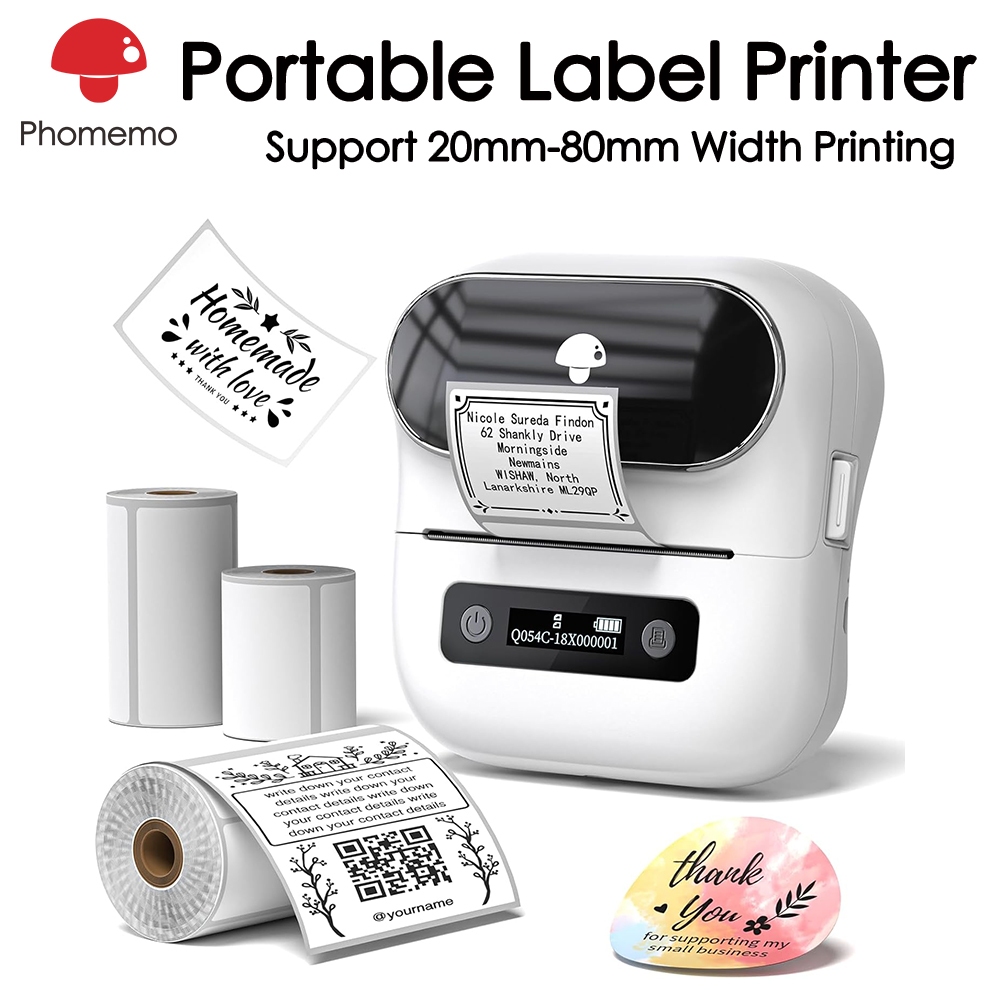 Phomemo M220 Portable Label Sticker Printer,Compatible with Mobile ...