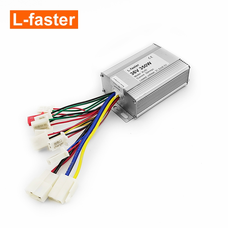 L-faster 350W 500W 1000W Brushed Controller WIth Fuse And Connector ...