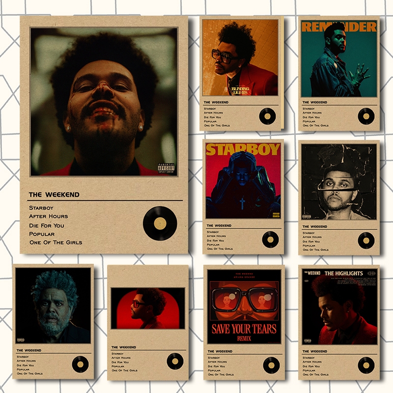 Hot Music Album Star The Weekend Poster Rock Poster Hip Hop Posters For ...
