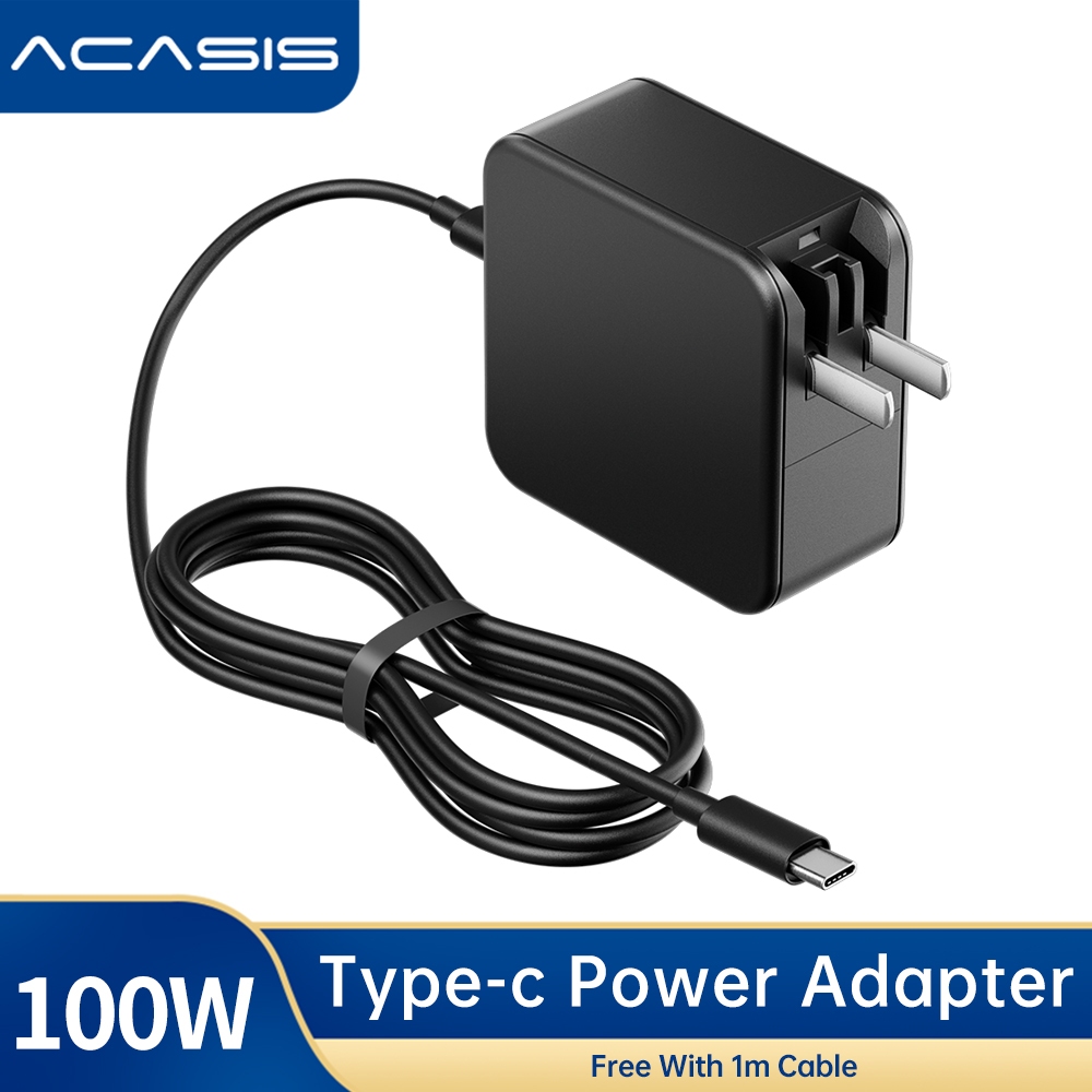 ACASIS 100W GAN PD USB C Power Adapter for Laptop Tablet Smart Phone ...