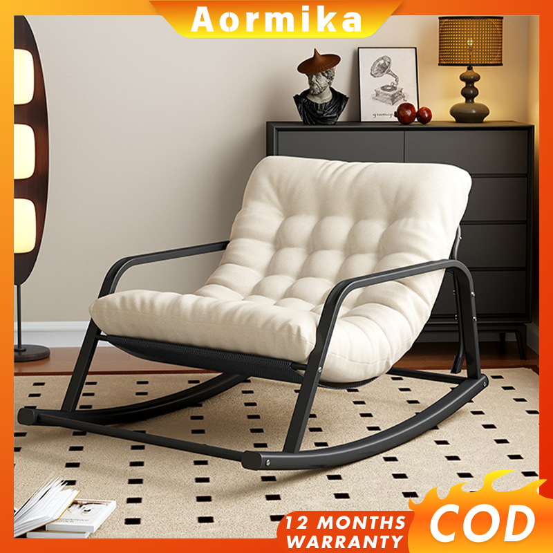 Double Rocking Chair Lazy Sofa Recliner Sofa Bedroom Living Room ...