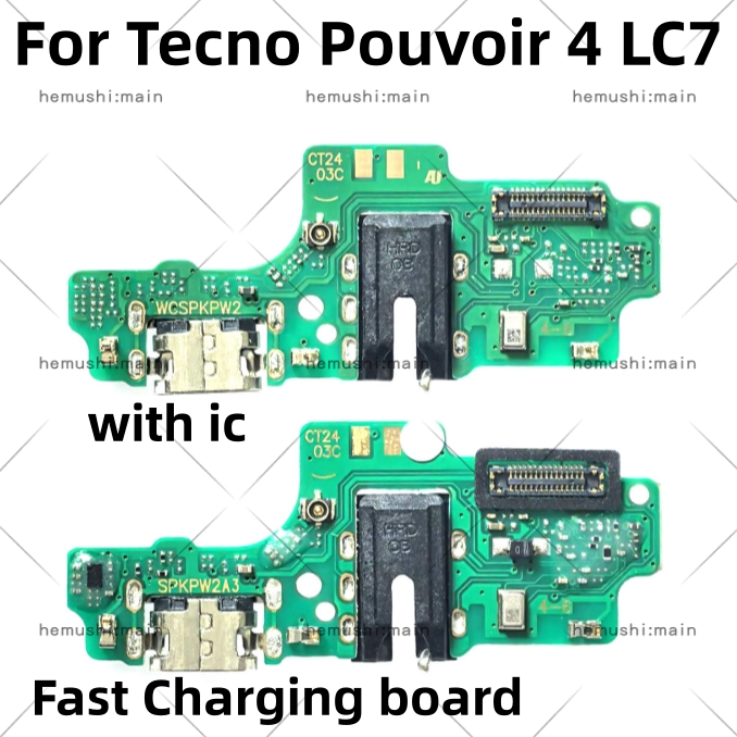 For Tecno Pouvoir 4 LC7 USB Dock Charging Port Plug Charger Headphone ...