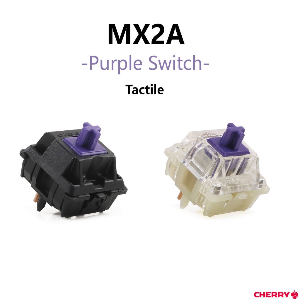 -LW- CHERRY MX2A Purple Switch Tactile Customized Keyboard Switch ...