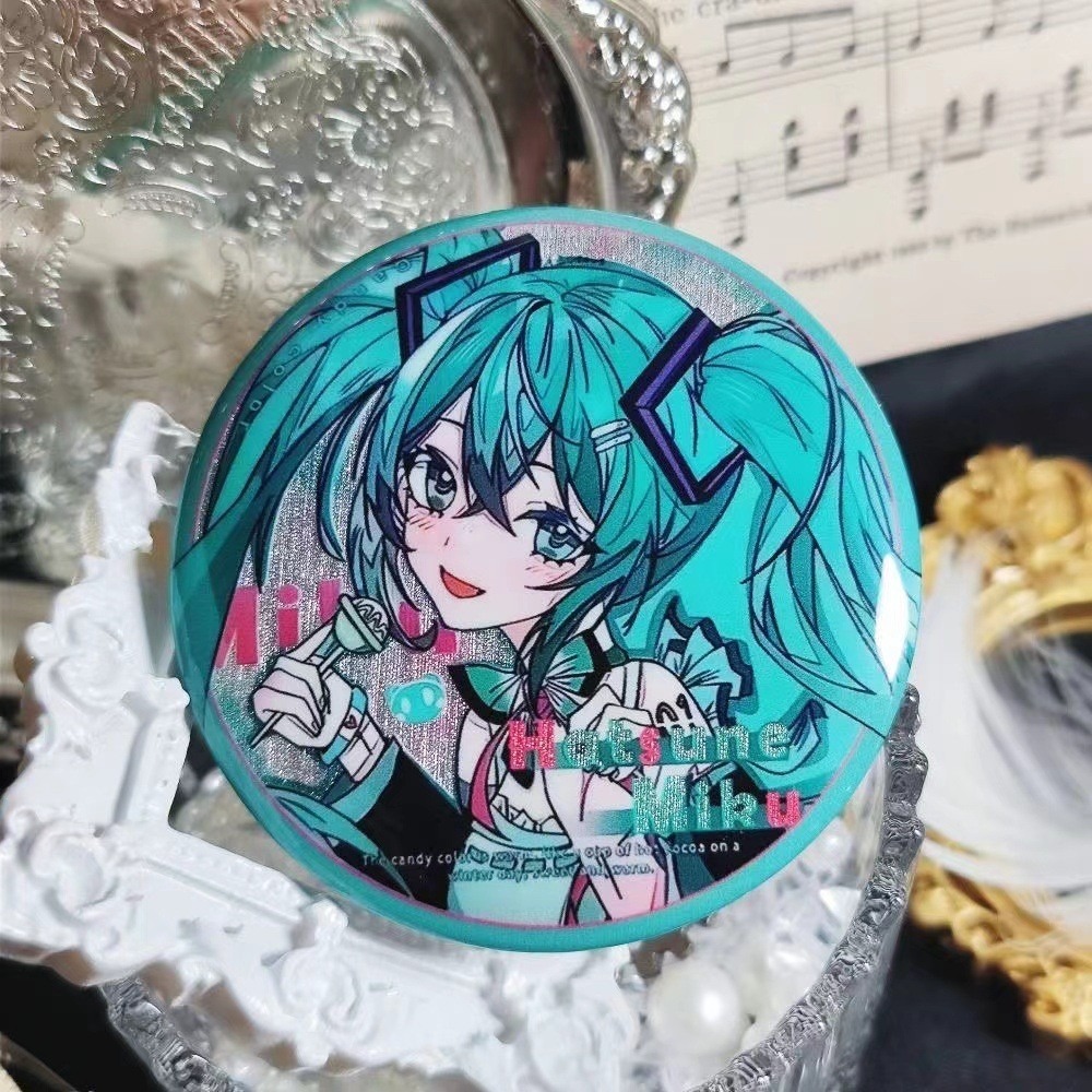 Anime Hatsune Miku Cute Badge Button Brooch Pins Cosplay Collection ...