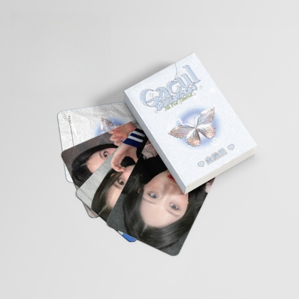 50-55pcs IVE Hologram Laser Lomo Cards THE 1ST EP MINE Either Way ...