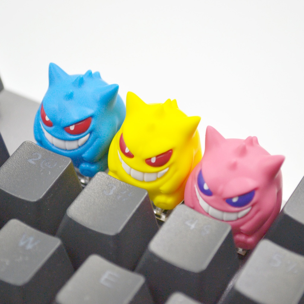 Cool Kit Gengar Keycap Mechanical Keyboard Cross Axis Unique Resin ...