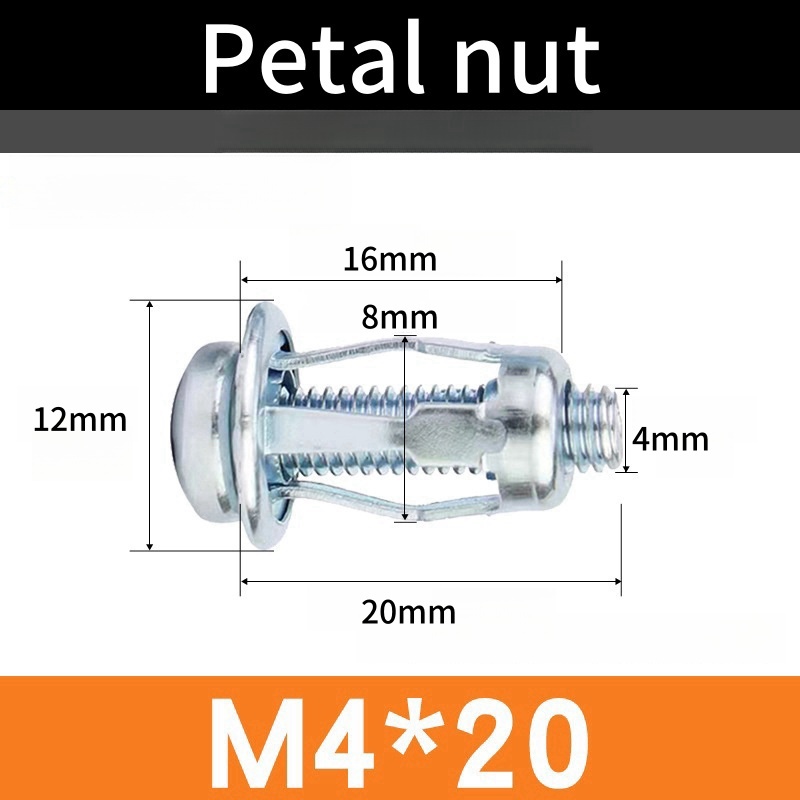 M4/M8 Petal Shape Metal Nut/Petal Rivet/Rebits Screw/Screw Jack/Car ...