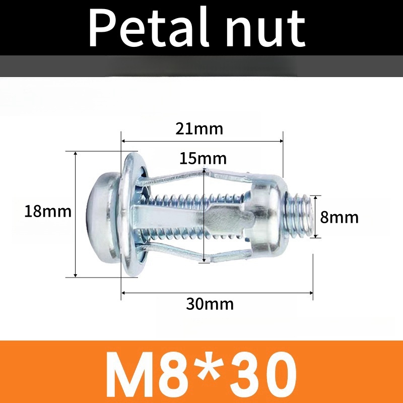 M4/M8 Petal Shape Metal Nut/Petal Rivet/Rebits Screw/Screw Jack/Car ...