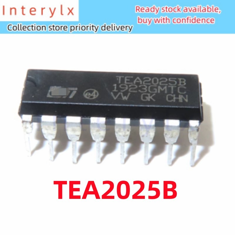 Brand New In-Line TEA2025 TEA2025B Dual Channel Audio Amplifier Circuit ...