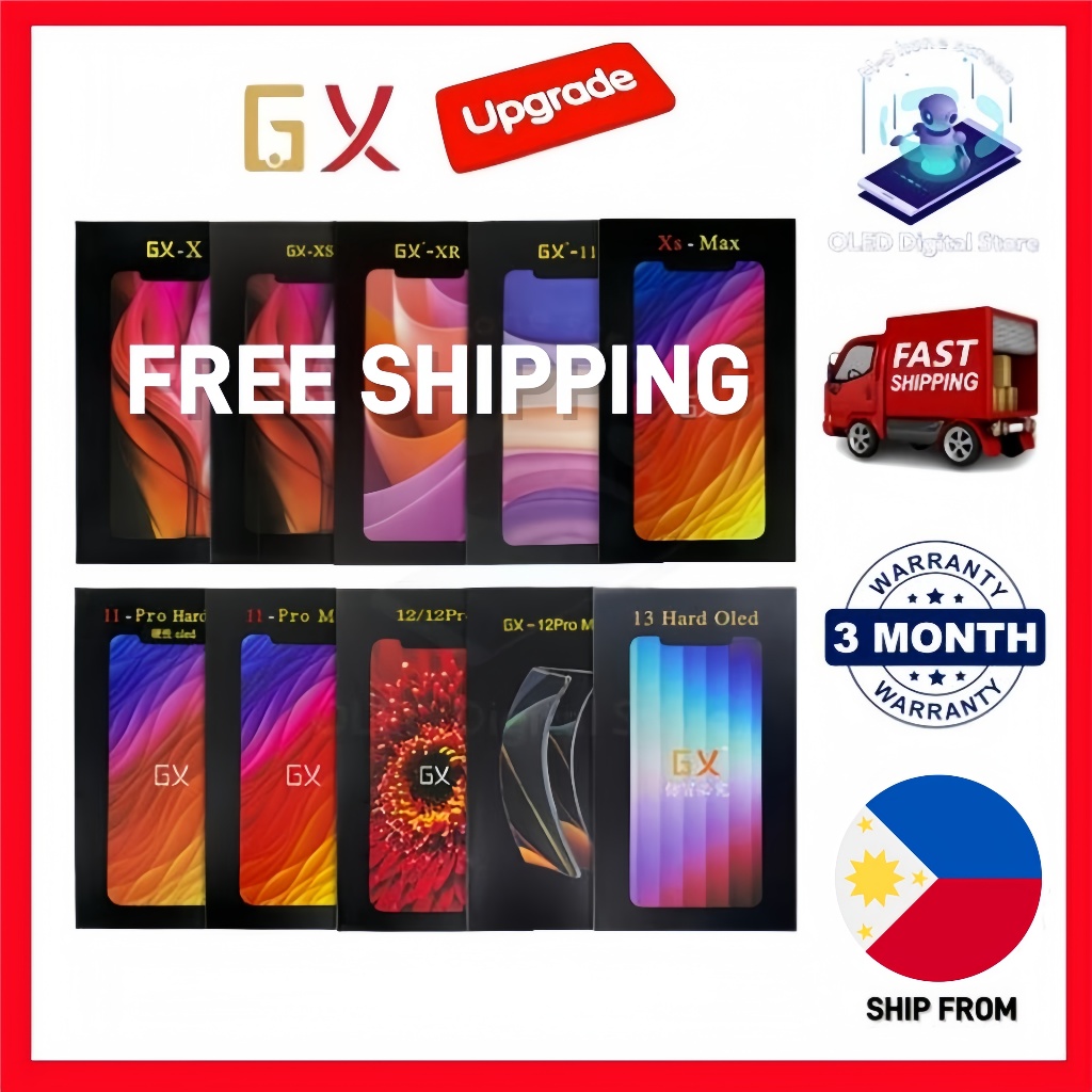 GX OLED Compatible LCD TouchScreen Ipakita ang Digitizer 6 6S 7 8 X XS ...
