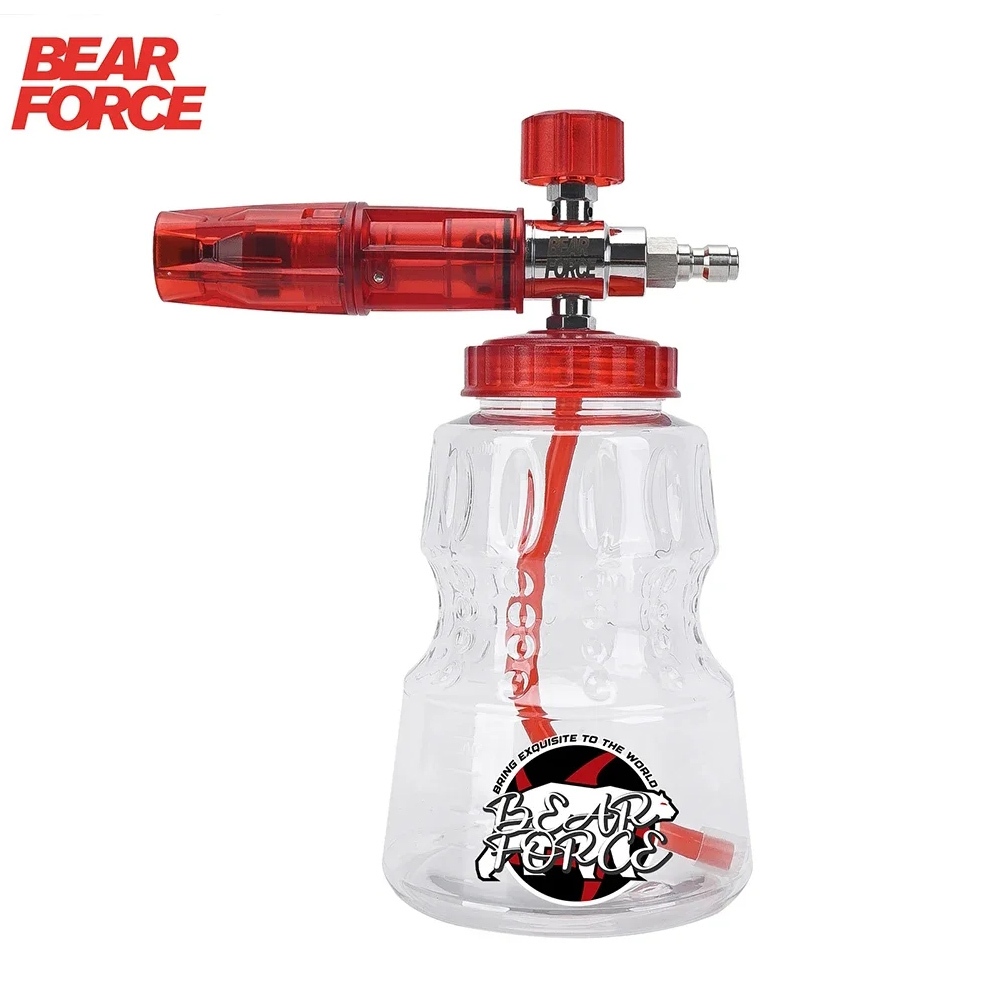 BEARFORCE Pressure Washer Aluminum Foam Cannon with 1/4” Quick Connector & 1.25mm & 1.10mm ...