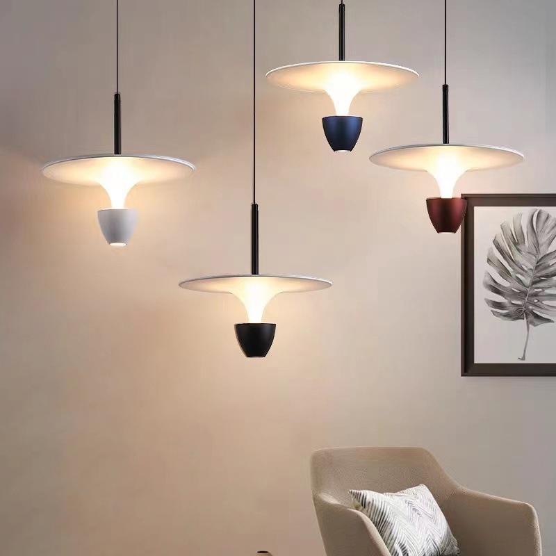 Modern Nordic Flying Saucer Pendant Light,French LED Indoor Light for ...