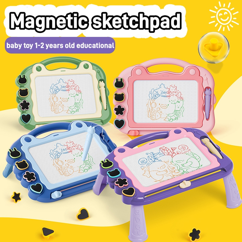 Baby Large Color Magnetic Drawing Board Children's Magnetic Force ...