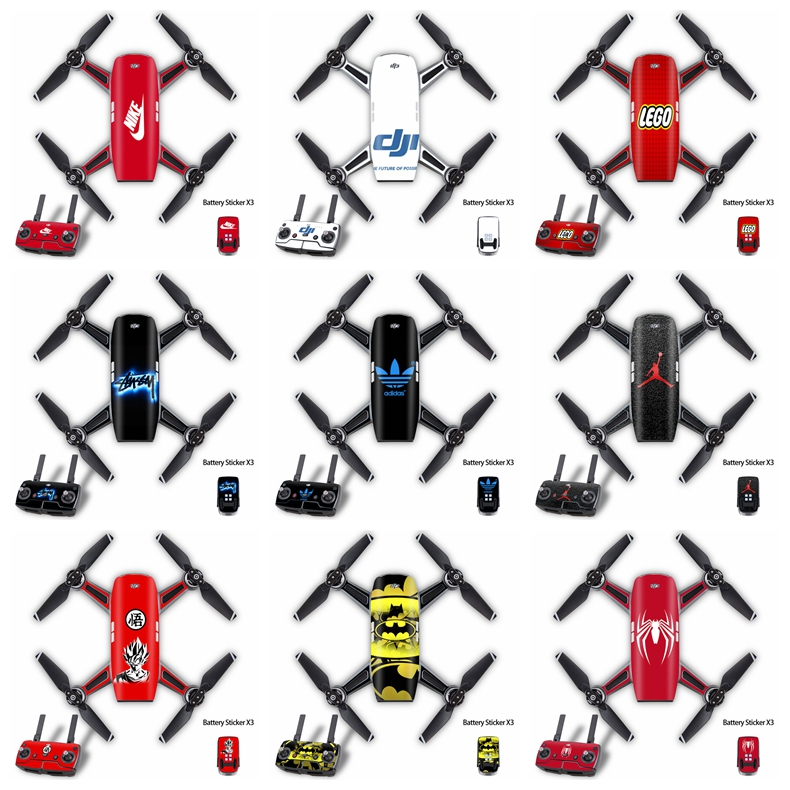 65 Colors Vinyl Decal Skin Compatible with DJI Spark Sunrise Quadcopter ...