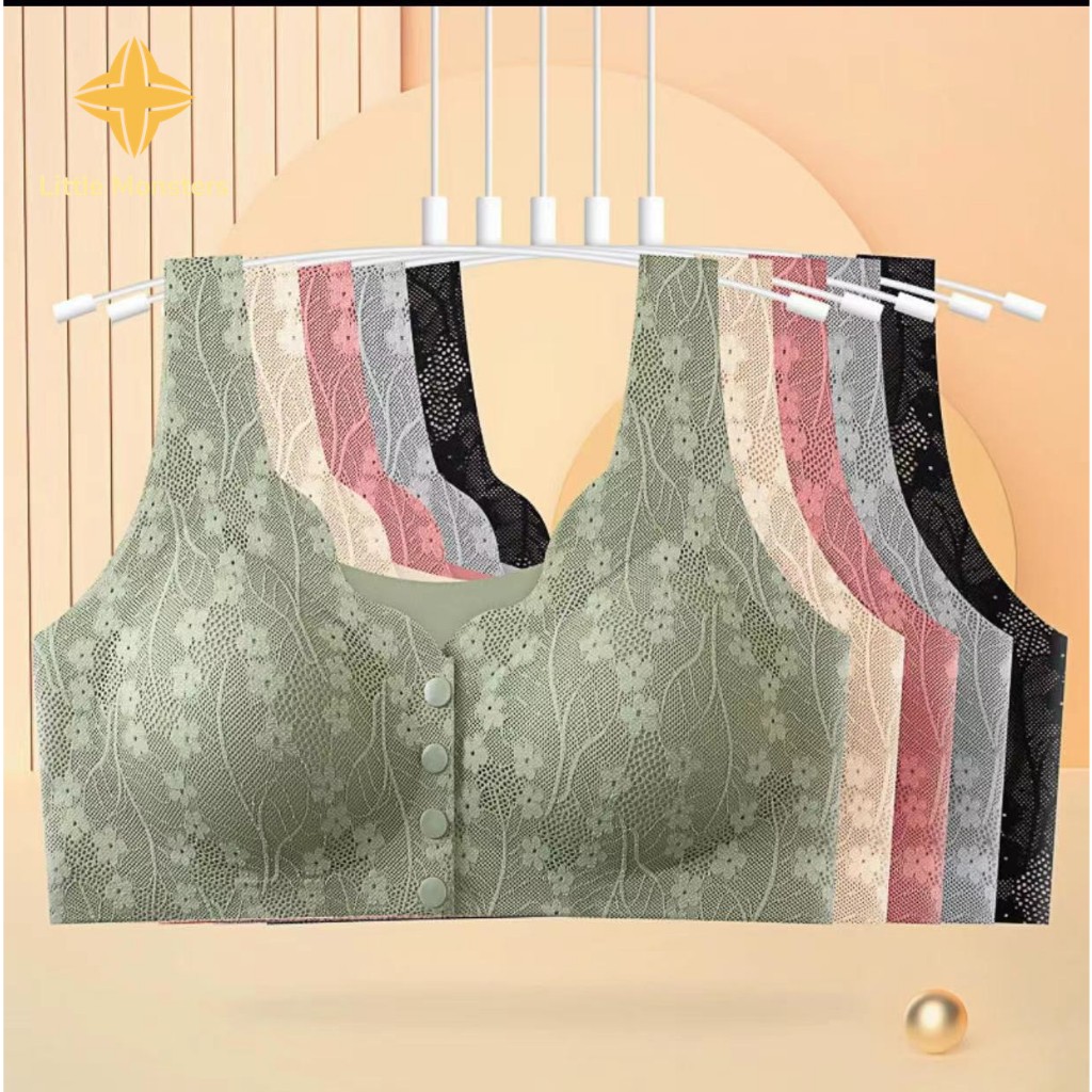 Women's seamless and breathable bra without steel rims, suitable for ...