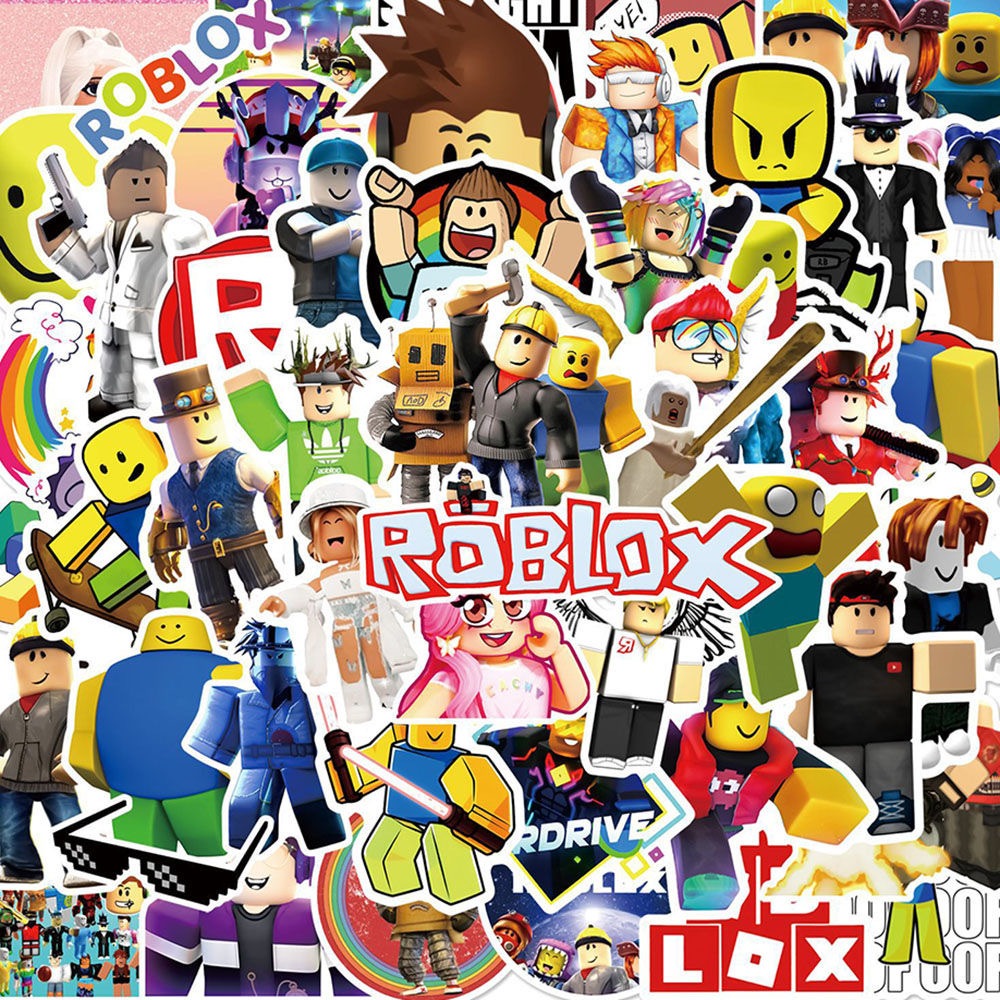 【50pcs】Roblox Sticker Cartoon Cute Game Vinyl Sticker For Laptop\Phone ...
