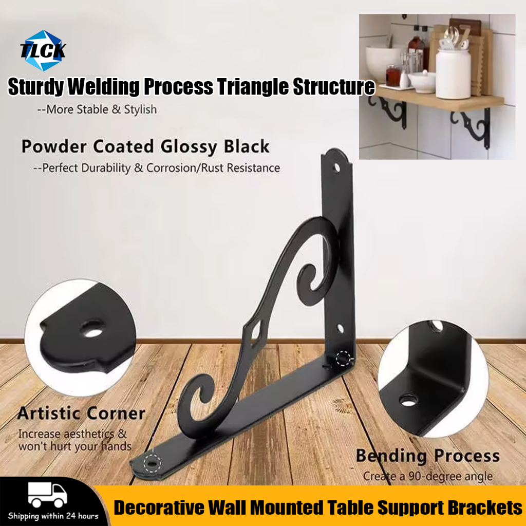 Decorative Wall Mounted Table Support Brackets Household Stainless ...