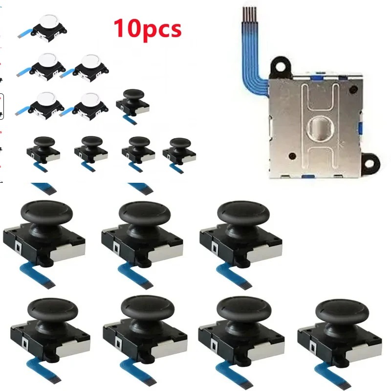 VGTIME 10pcs/set Replacement Analog Joystick ThumbStick Button Module ...