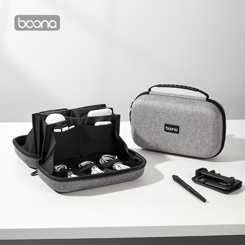 BOONA Electronics Accessories Organizer Travel Case Tech Pouch ...