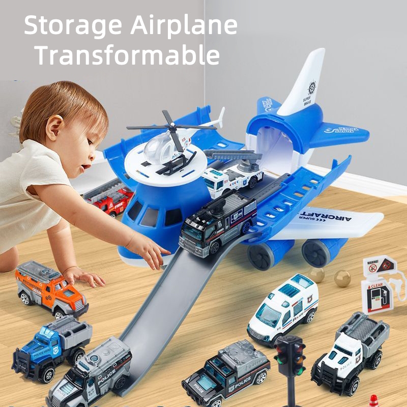 Big Airplane Toy Cars Vehicle Large Storage Transport Passenger Simula ...