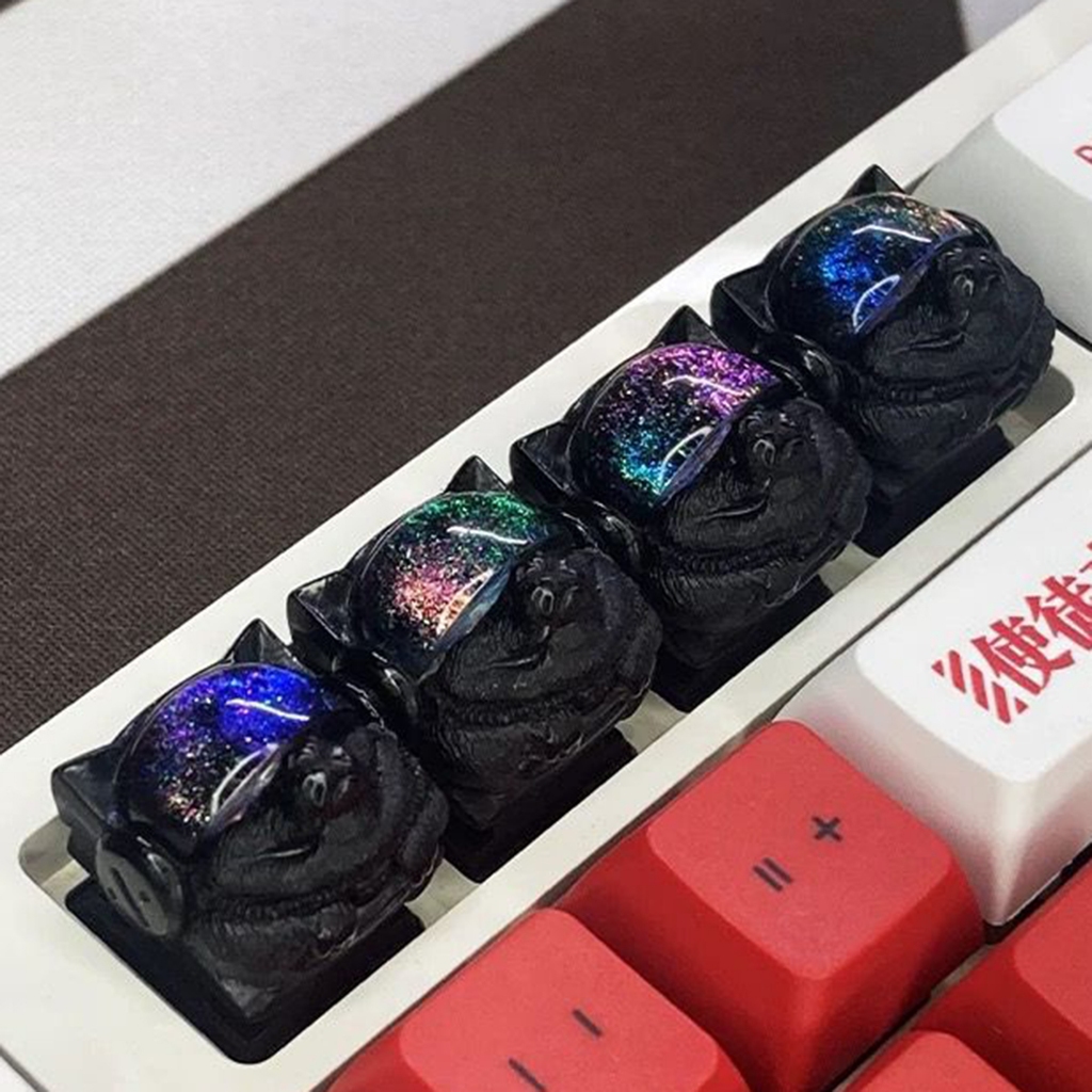 3D Printed Resin Game Personalized Keycap Space Dog Single Keycap Esc ...