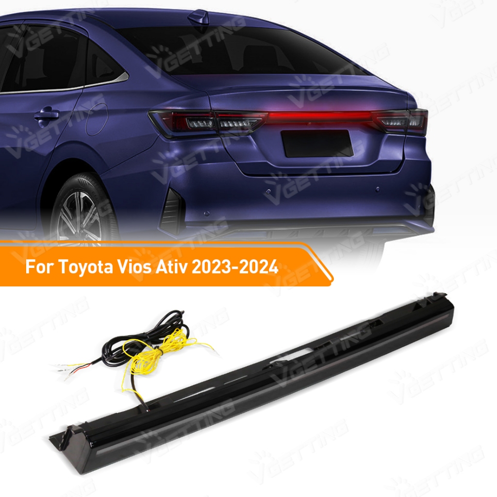 LED Rear Trunk Brake Tail Light For Toyota Yaris Vios Ativ 2022 2023 ...
