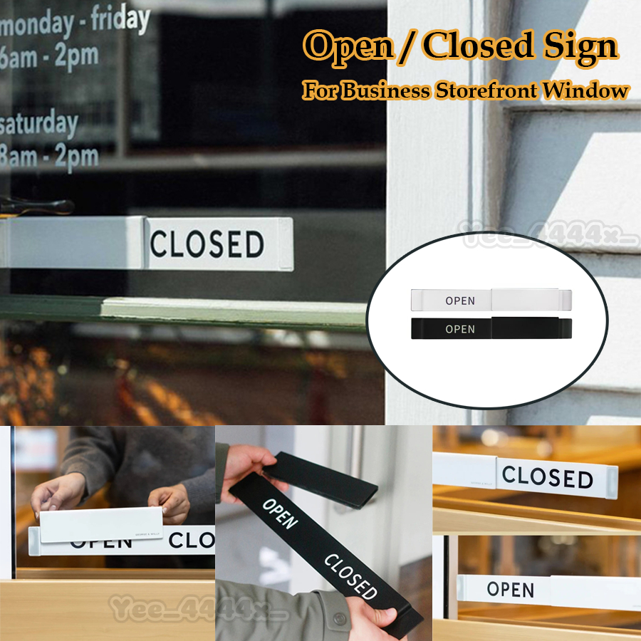 Open Closed Slide Door Sign Privacy Slide Door Indicator With Clear ...