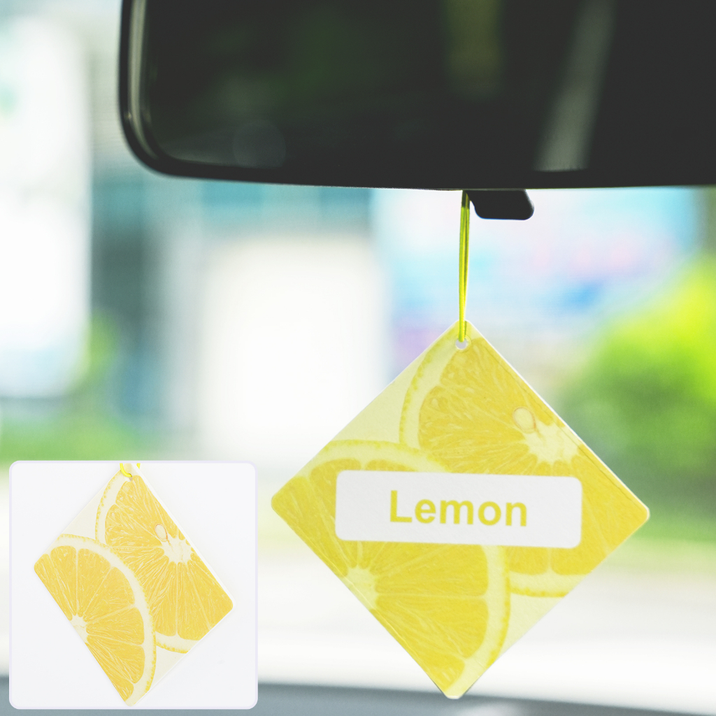 Hanging Lemon Car Air Freshener Fragrance Diffuser Pendant Auto Perfume ...
