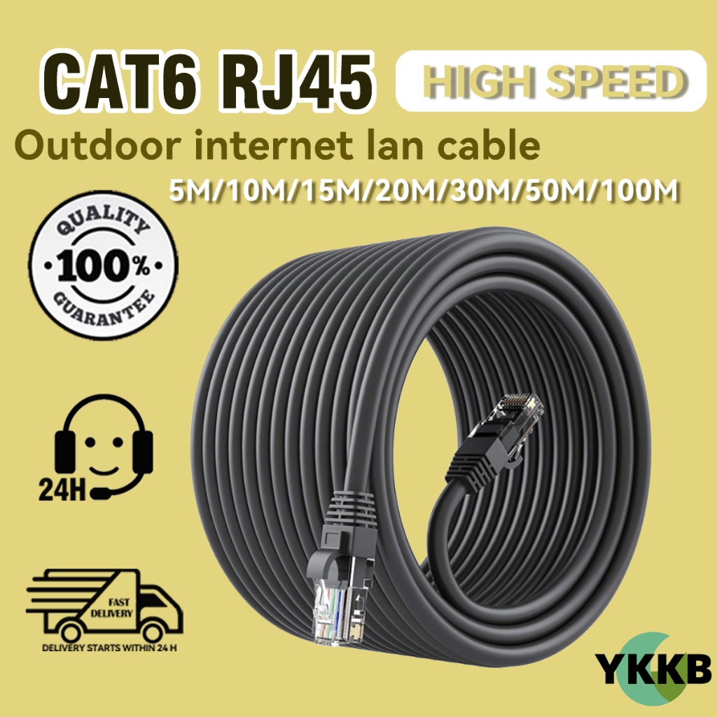 5-100M UTP CAT6 RJ45 Outdoor internet Lan Cable high speed Outdoor ...