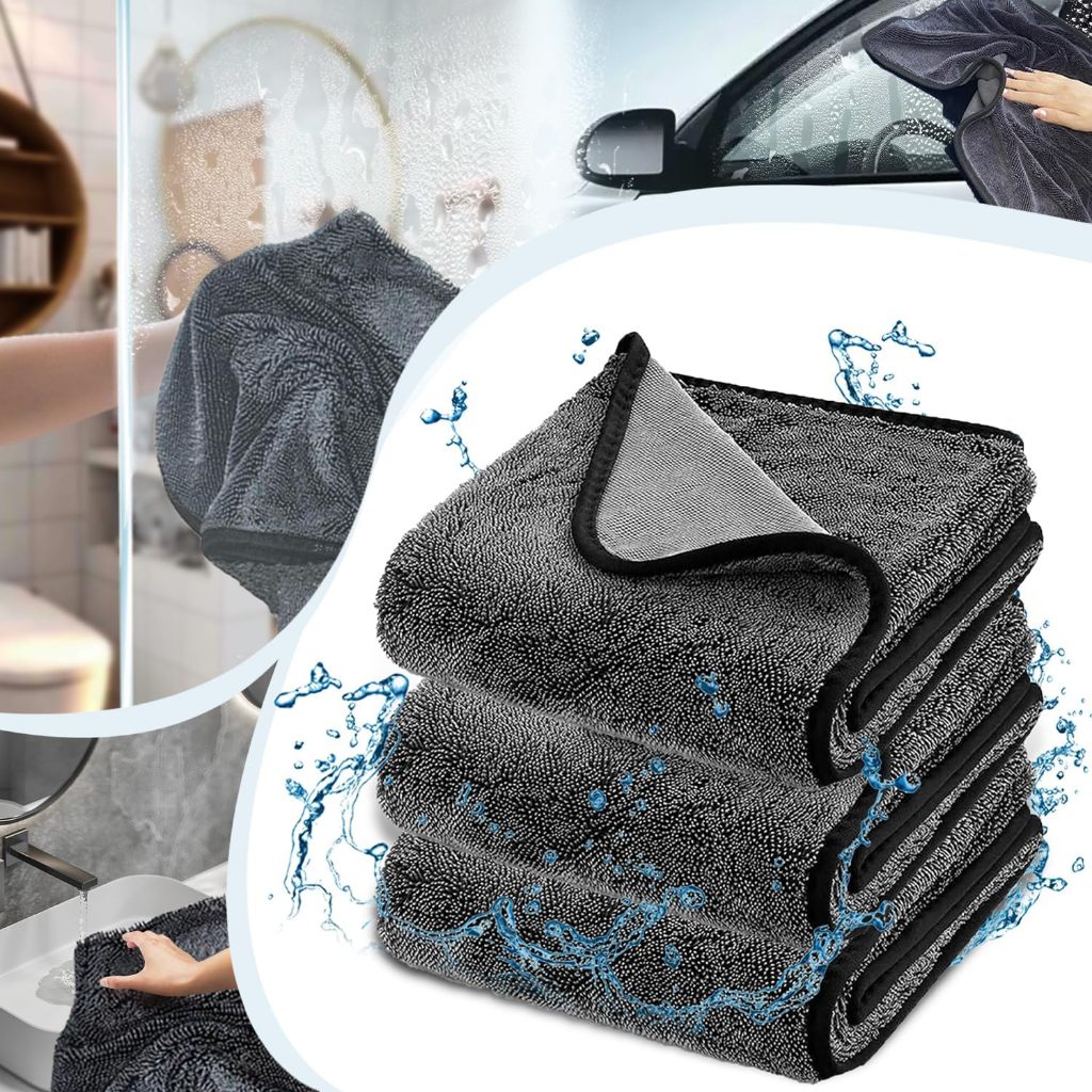 Shiny Bath Multiple Sizes Drying Rag Shiny Wipes Shower Cleaning Cloths ...