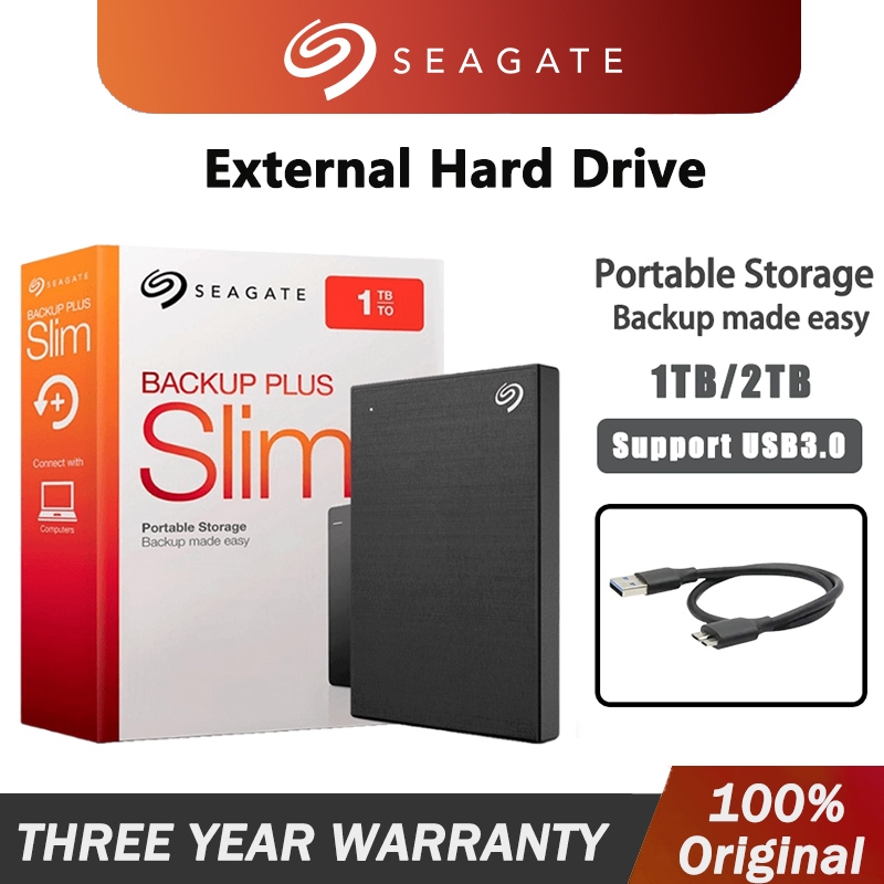 Seagate External hard disk One Touch 1TB/2TB Portable External HDD Hard Drive USB 3.0 Slim ...