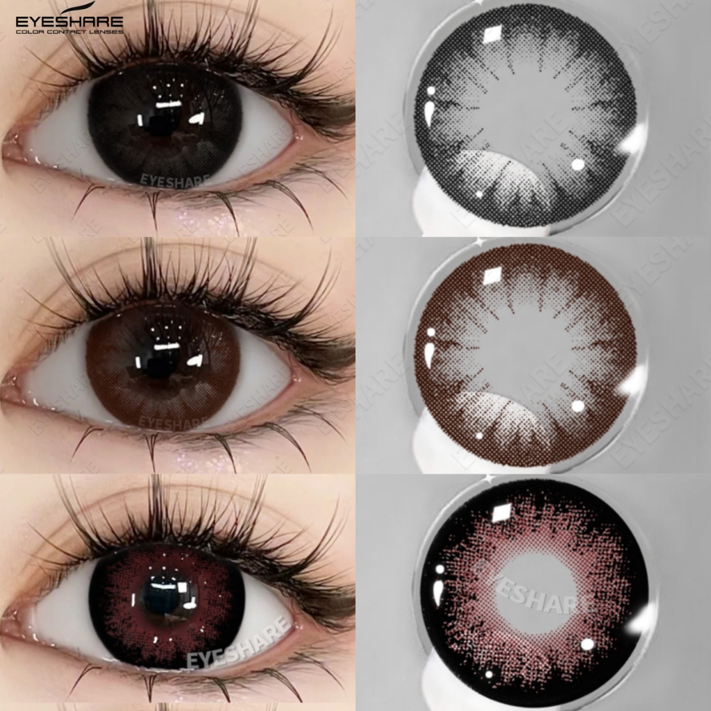 EYESHARE Soft Contact Lens 1Pair Natural Eyes Colored Lens Beauty ...