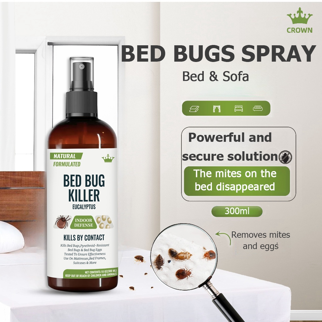 Bed Bug Killer Mite Spray Bed Bugs/Dust Mite Removal Spray Effective ...