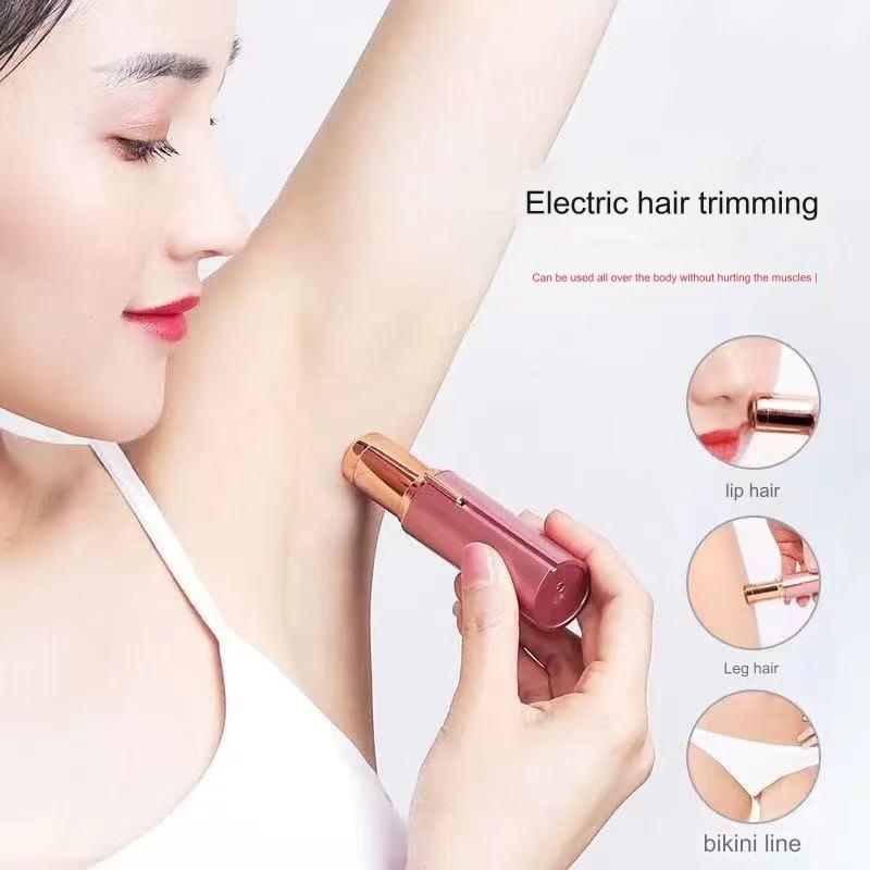Women s Electric Lipstick Shaver Painless Hair Removal Machine Armpit Face Hair Remover Mini Lipstick Electric Shaver For Woman Private Parts Bikini Epilator Shopee Philippines