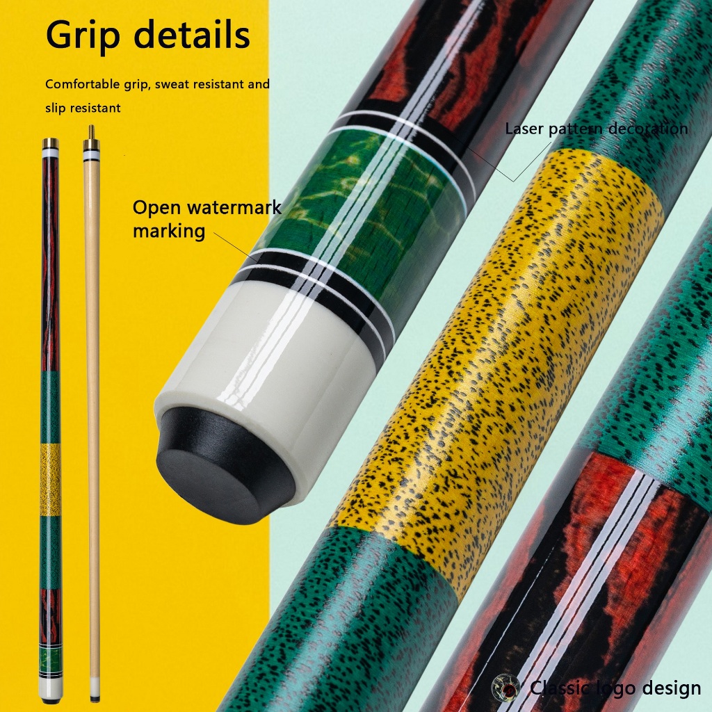 Maple Pool Cue Stick with Textured Finish - Ideal for Beginners ...